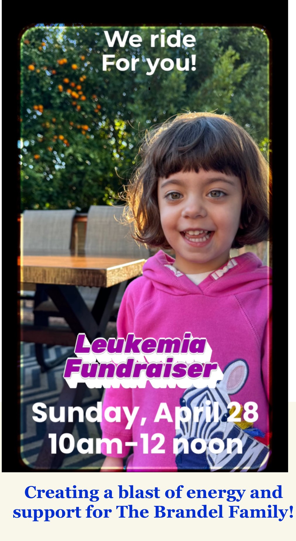 Cycling Pigeon Fundraiser for LLS